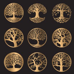 20 Tree of Life Pattern Bundle - Intricate Tree of Life SVG Designs for ...