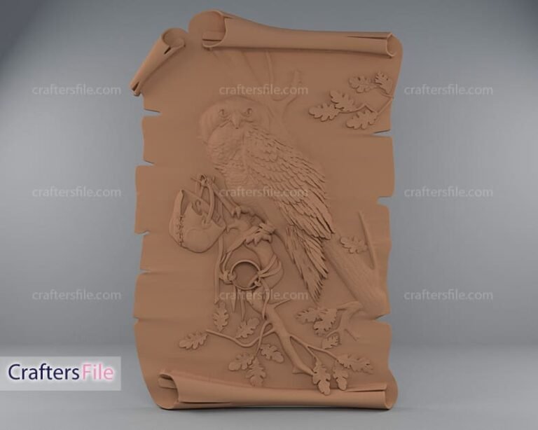 Stunning Owl CNC 3D Models – Intricate Owl in Tree CNC Designs for ...