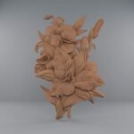 9 CNC Flower Design 3D Models – Beautiful CNC Flower Designs for ...