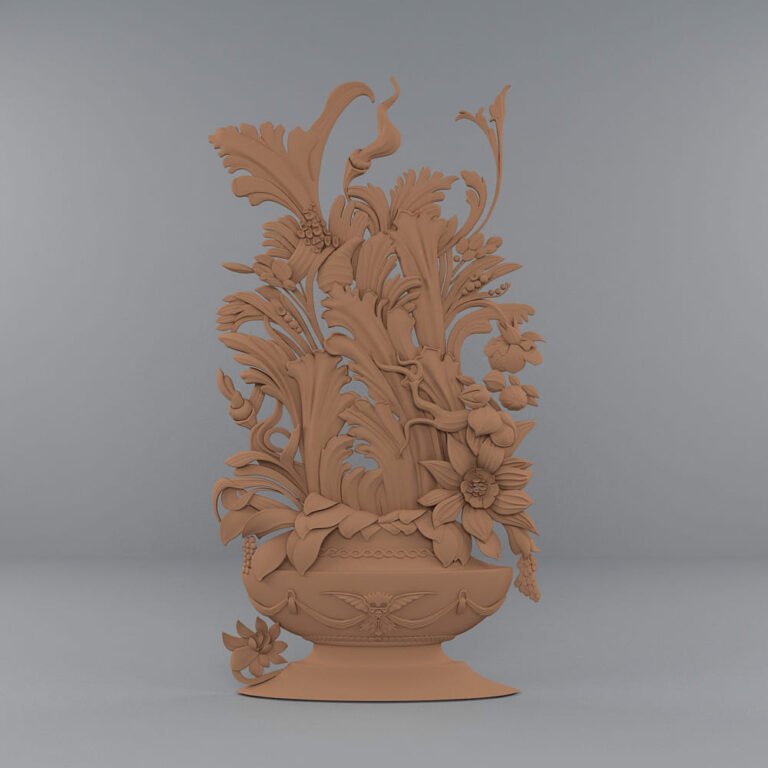 9 CNC Flower Design 3D Models – Beautiful CNC Flower Designs for ...