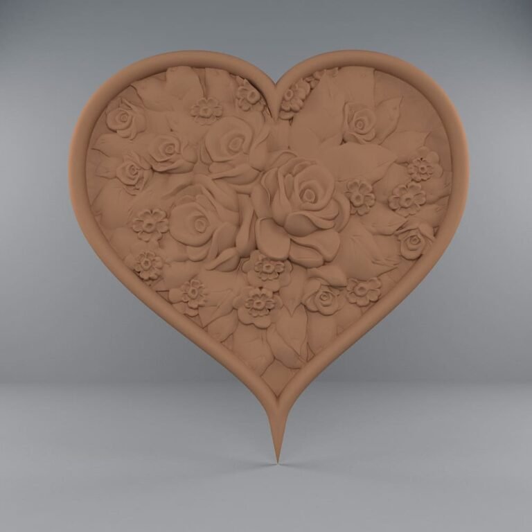 9 CNC Flower Design 3D Models – Beautiful CNC Flower Designs for ...