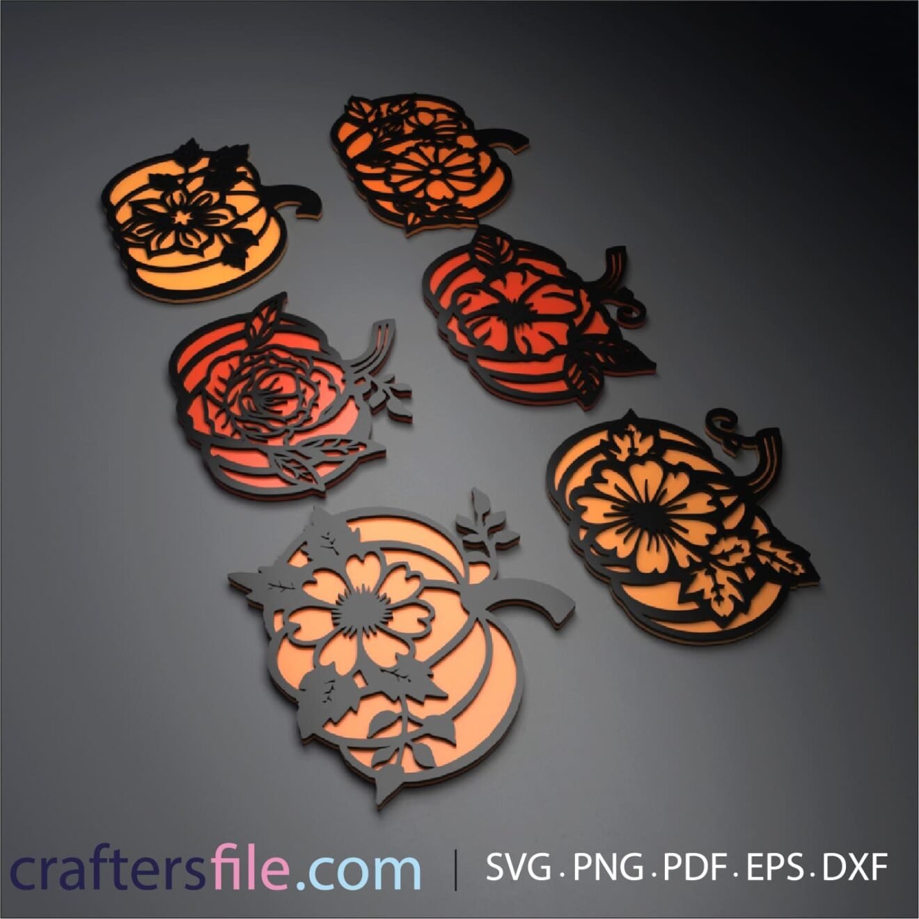 Download 6 Exclusive laser cut files fall Décor – Perfect for Seasonal ...