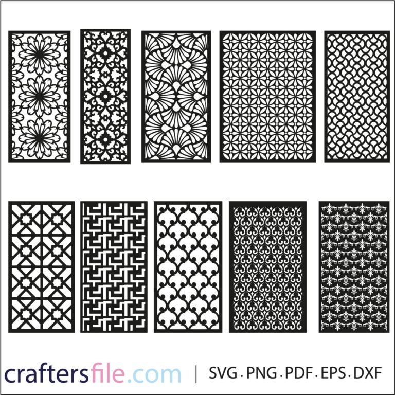 32 Modern CNC Cutting Designs Patterns for Laser Cutting & CNC Projects