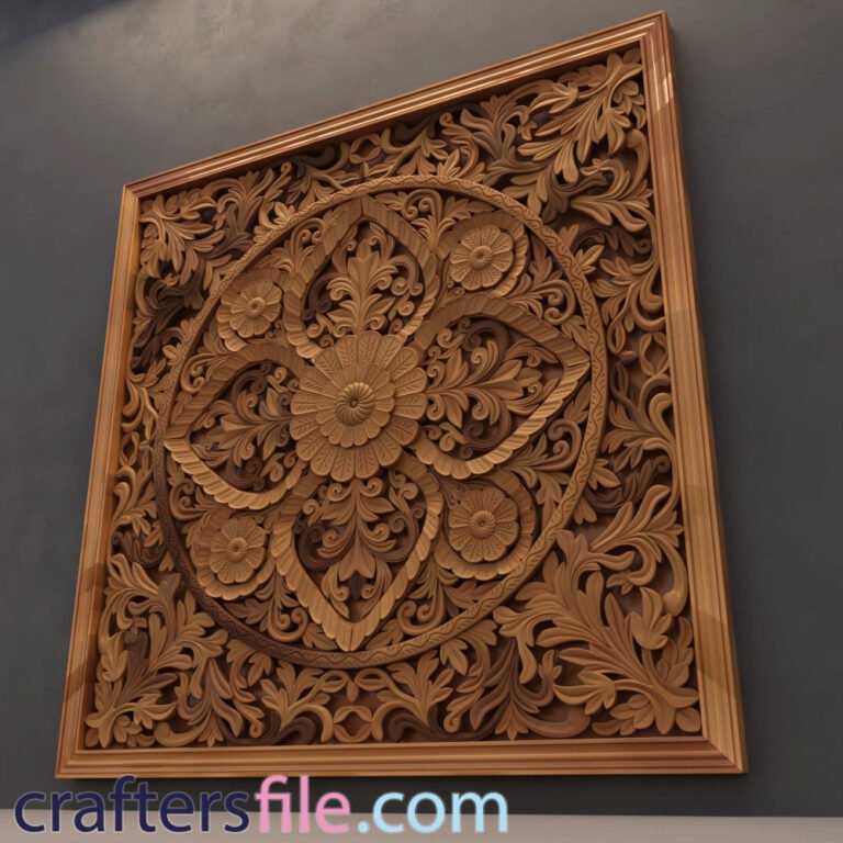Exquisite CNC Flower Design 3D Models: Transform Your Creations with ...